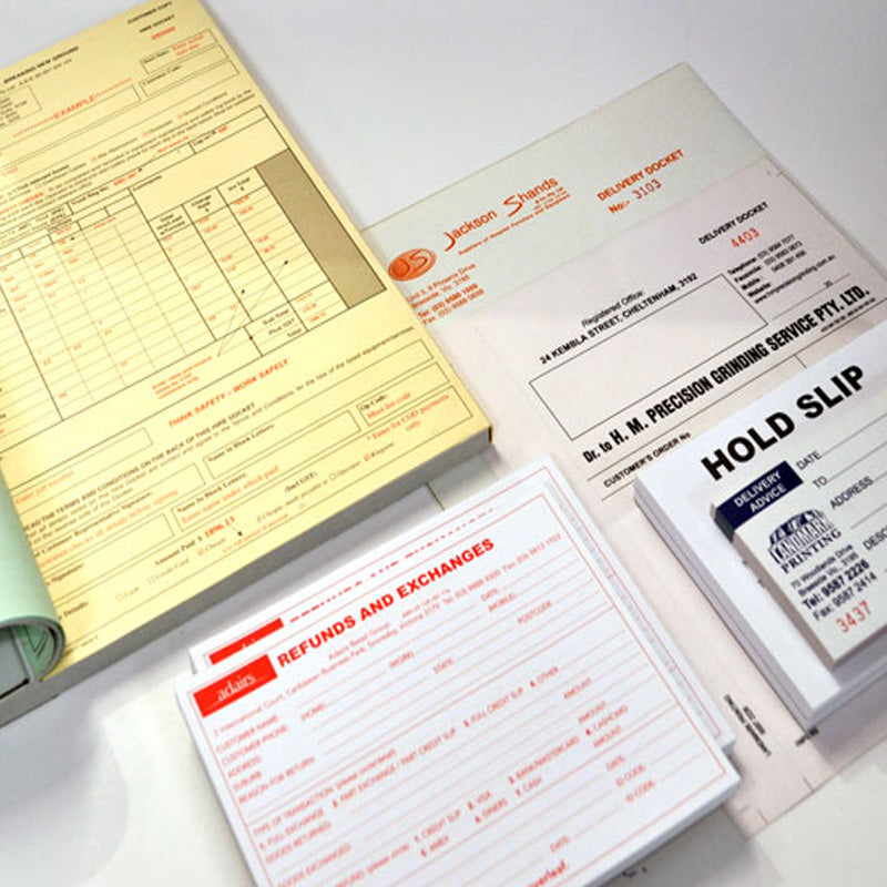 Docket Books – Copy Centres